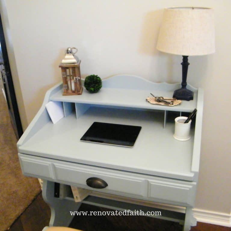Writing Desk Makeover - Renovated Faith