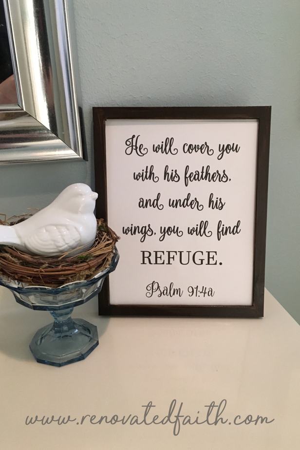 The Easy Way to Make DIY Painted Signs (Free Scripture Printables)