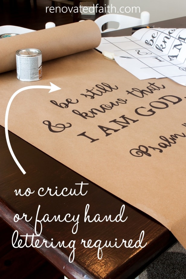 How to Make a Scroll Sign (No Cricut or Hand Lettering Skills Required!)