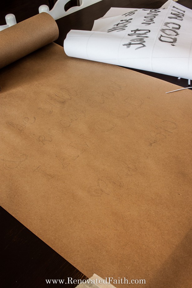 How to Make a Scroll Sign (No Cricut or Hand Lettering Skills Required!)