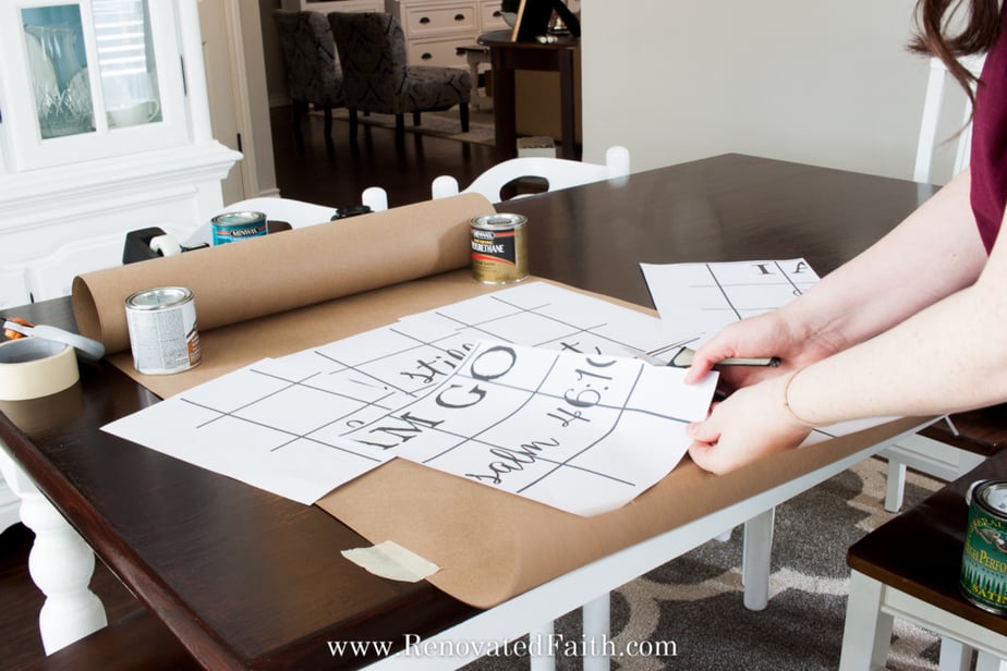 How to Make a Scroll Sign (No Cricut or Hand Lettering Skills Required!)