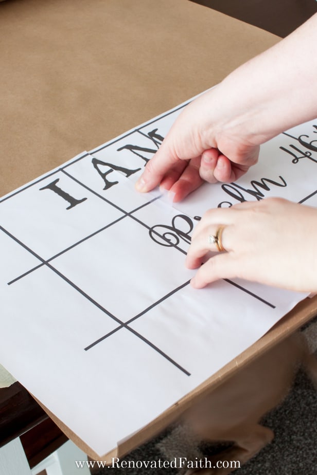 How to Make a Scroll Sign (No Cricut or Hand Lettering Skills Required!)