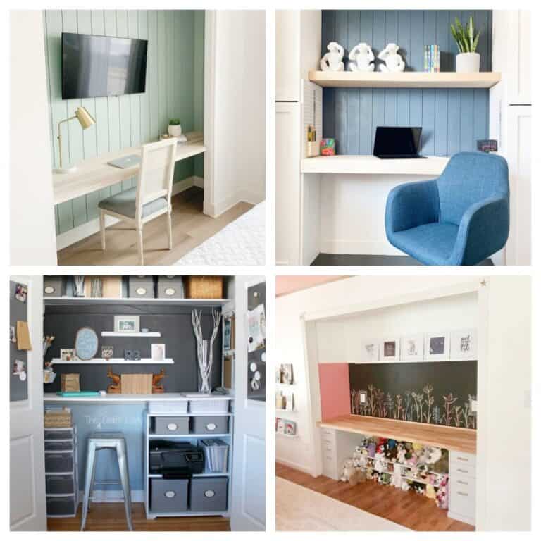 DIY Closet Desk Ideas & Tutorial (For ANY Closet!)