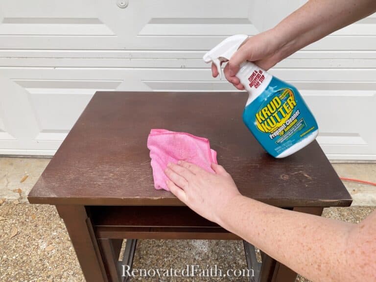 DIY Faux Pottery Barn Seadrift Finish with Paint (EASY Technique!)