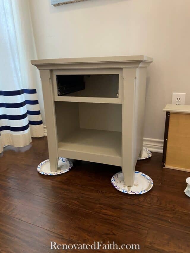 DIY Faux Pottery Barn Seadrift Finish with Paint (EASY Technique!)