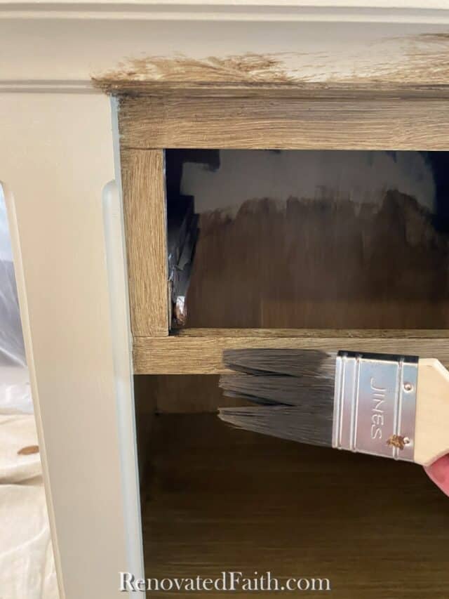 DIY Faux Pottery Barn Seadrift Finish with Paint (EASY Technique!)