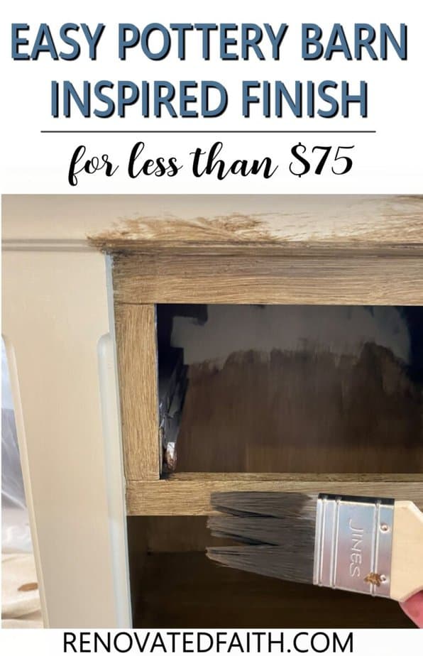 DIY Faux Pottery Barn Seadrift Finish with Paint (EASY Technique!)