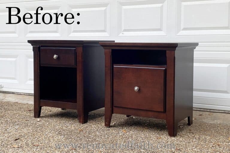 DIY Faux Pottery Barn Seadrift Finish with Paint (EASY Technique!)