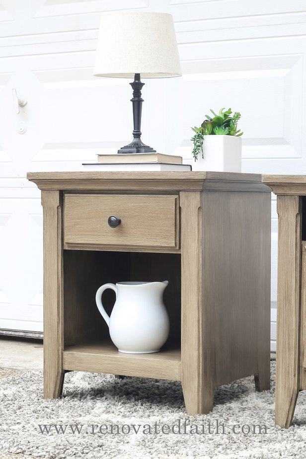 DIY Faux Pottery Barn Seadrift Finish with Paint (EASY Technique!)