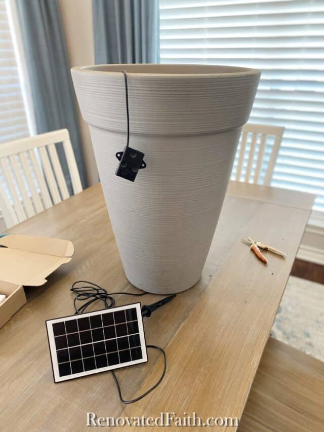 Easy DIY Solar Water Fountain On a Budget