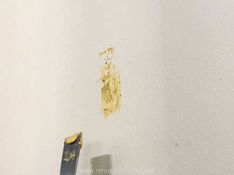 How to Fix Nail Holes in Walls (Easy Beginner Tutorial & Video)