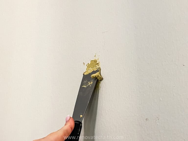 How to Fix Nail Holes in Walls (Easy Beginner Tutorial & Video)