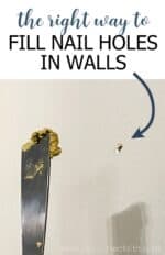 How to Fix Nail Holes in Walls (Easy Beginner Tutorial & Video)