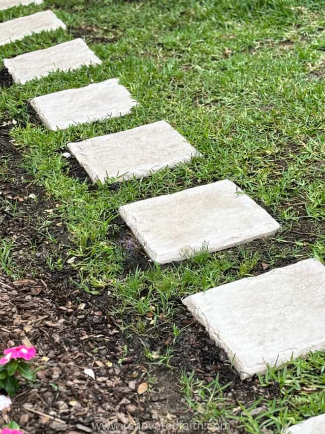 Plastic Stepping Stones that Look & Feel Like the Real Thing