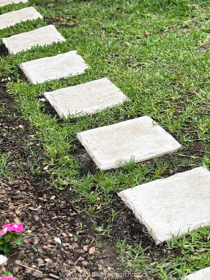 Plastic Stepping Stones that Look & Feel Like the Real Thing