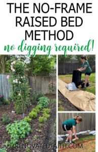 How to Build a Mounded Flower Bed Without Digging